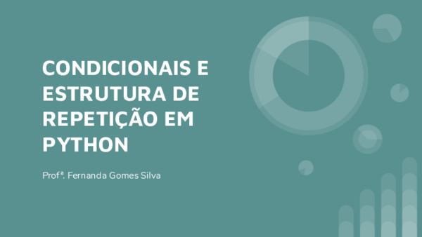 (PDF) CONDICIONAIS E ESTRUTURA DE REPETIÇÃO EM PYTHON