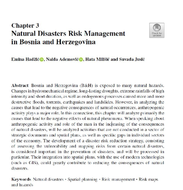 (PDF) Natural Disaster Risk Management in Bosnia and Herzegovina