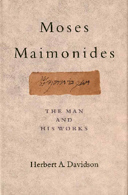 (PDF) [Herbert A. Davidson] Moses Maimonides - The Man and his Works