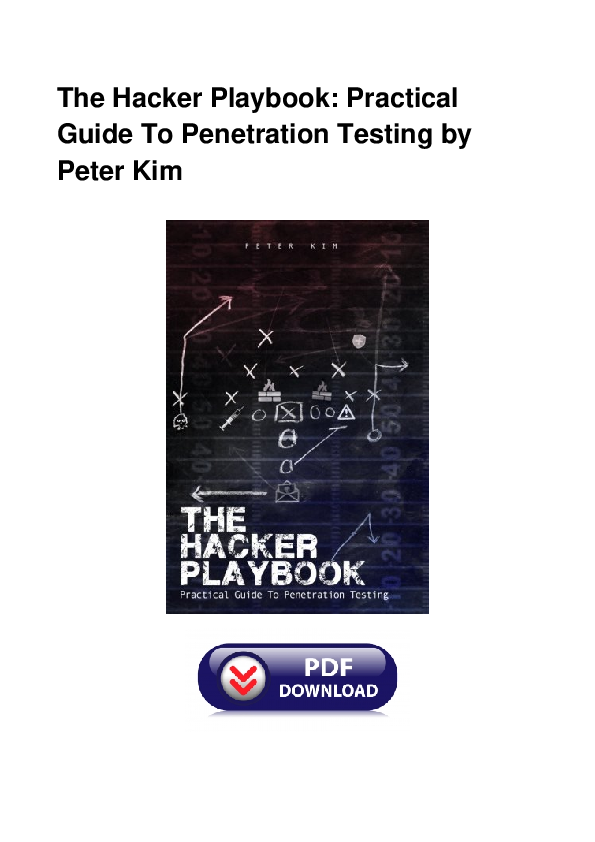PDF the hacker playbook 2 pdf PDF Télécharger Download