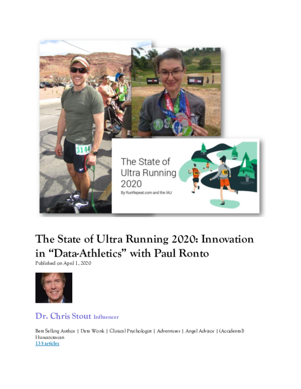 (PDF) The State of Ultra Running 2020: Innovation in "Data-Athletics ...