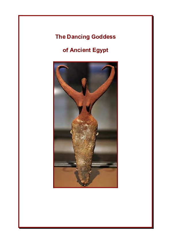 (PDF) The Dancing Goddess of Ancient Egypt
