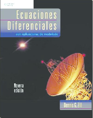 (PDF) Ecuaciones Diferenciales con Aplicaciones de Modelado - Dennig G. Zill Novena Edición