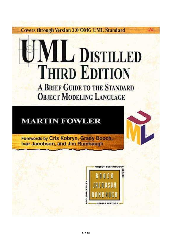 (PDF) Martin Fowler - UML Distilled