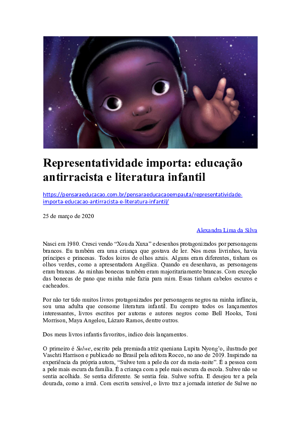 (PDF) Representatividade importa