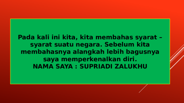 (PPT) Syarat - syarat suatu negara