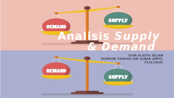 (PPT) Supply and demand PPT