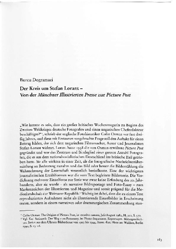 (PDF) Der Kreis um Stefan Lorant. Von der Münchner Illustrierten Presse ...