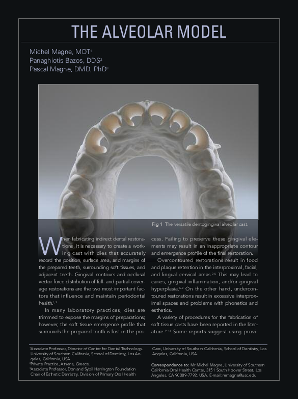 (PDF) THE ALVEOLAR MODEL