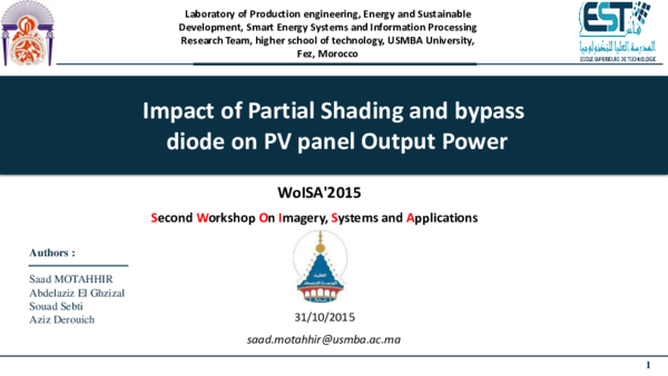 (PDF) Impact of Partial Shading and bypass diode on PV panel Output Power (PDF) Impact of Partial Shading and bypass diode on PV panel Output Power