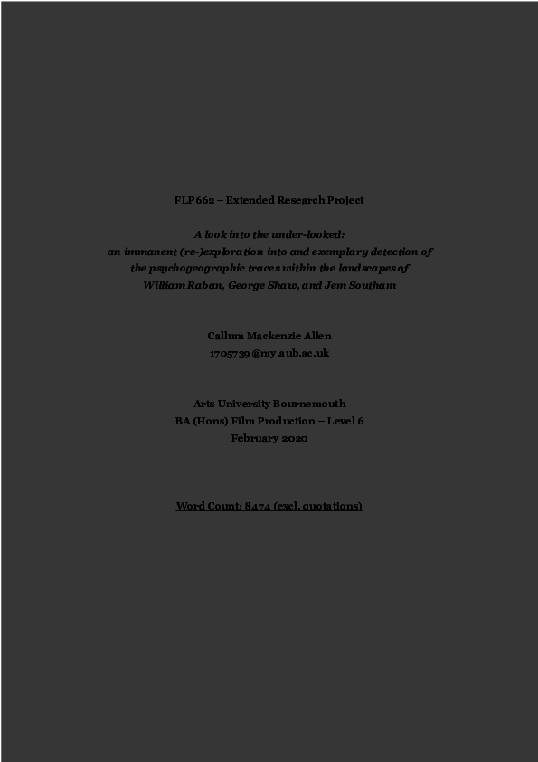 (PDF) A look into the under-looked: an immanent (re-)exploration into ...