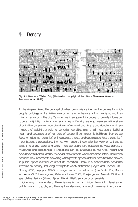 (PDF) Urban Design Thinking A Conceptual Toolkit (4 Density)