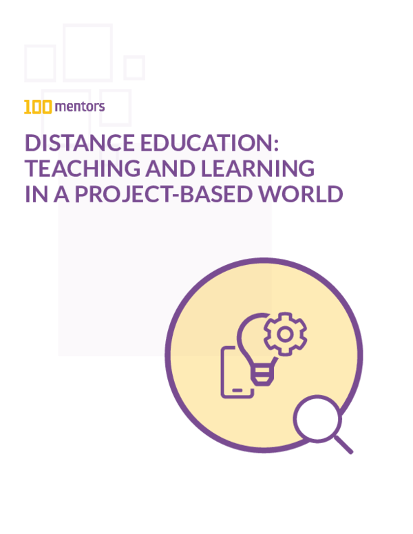 (PDF) Distance Education: Teaching and Learning in a project-based ...