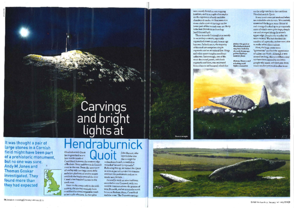 (PDF) Carvings and bright lights at Hendraburnick Quoit