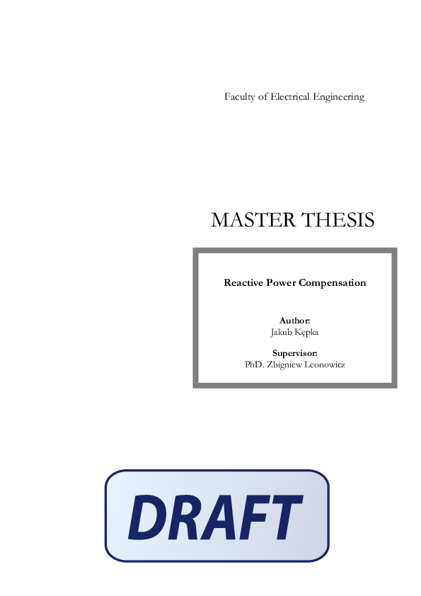 (PDF) Reactive Power Compensation