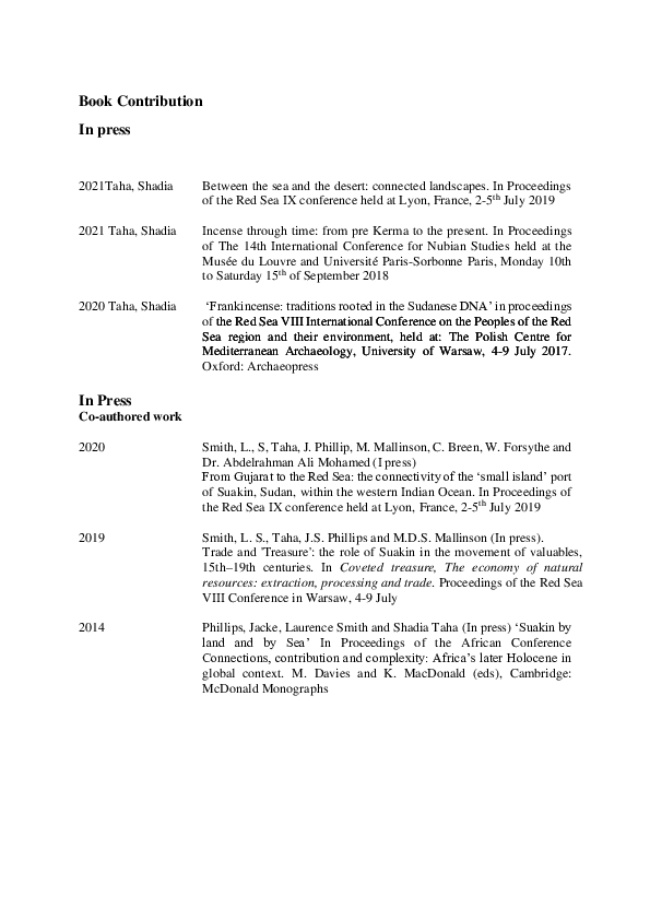 (PDF) Book Contribution -In Press