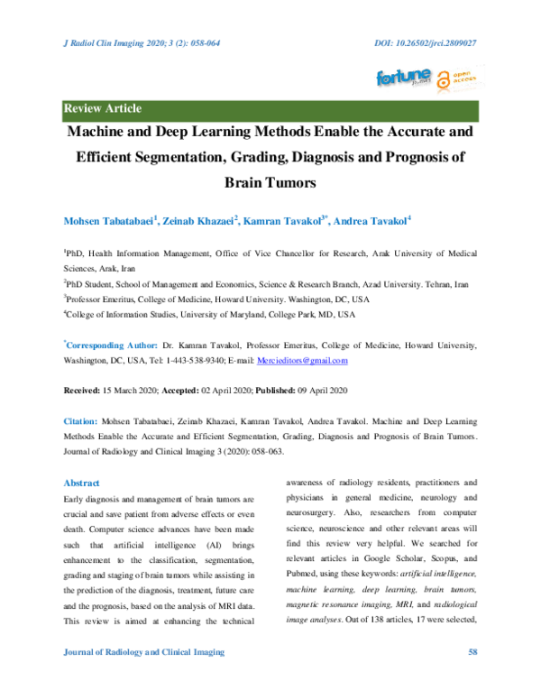 (PDF) Machine and Deep Learning Methods Enable the Accurate and ... (PDF) Machine and Deep Learning Methods Enable the Accurate and ...