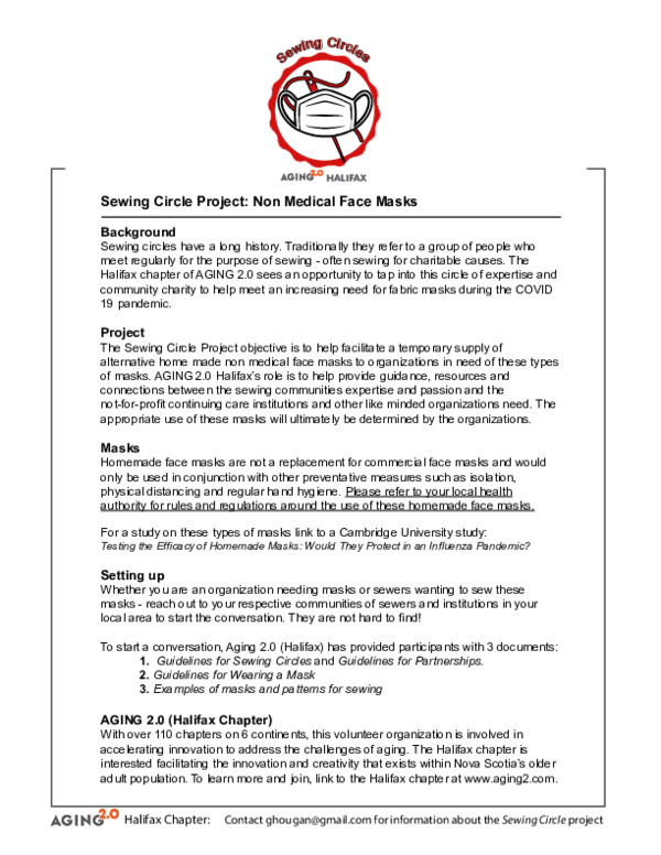 (PDF) Sewing Circle Project: Introduction