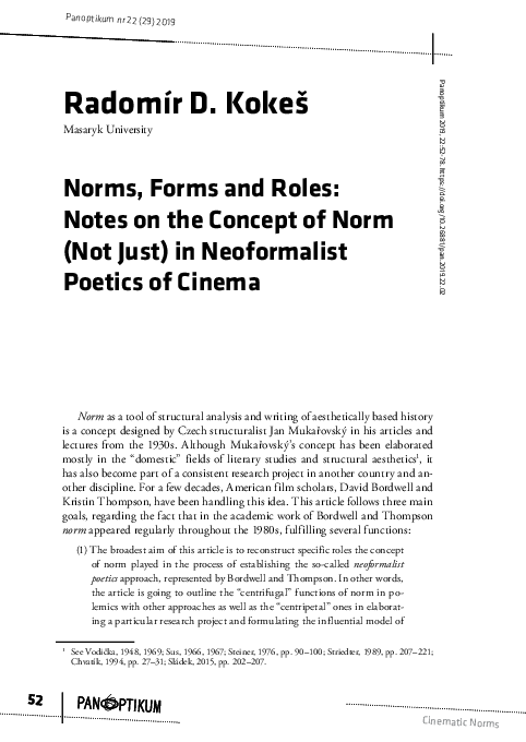 (PDF) 2019 - Norms, Forms and Roles: Notes on the Concept of Norm (not ...