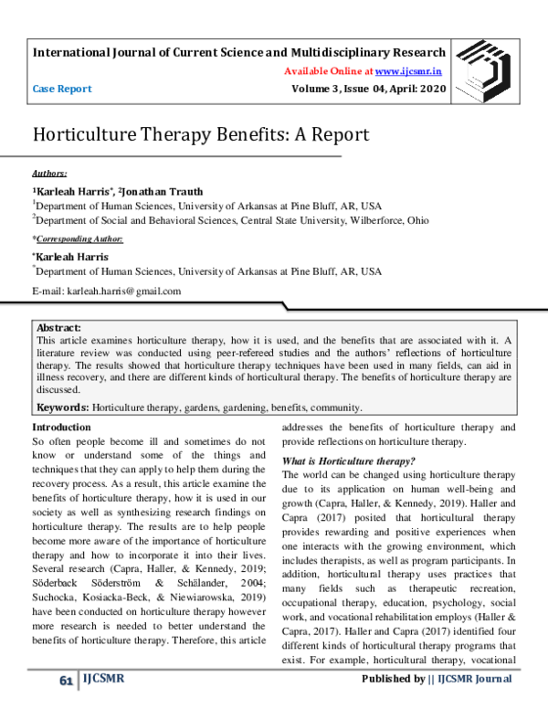 (PDF) International Journal of Current Science and Multidisciplinary ...