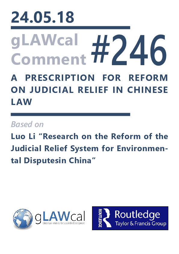 (PDF) A Prescription for Reform on Judicial Relief in Chinese Law: A ...
