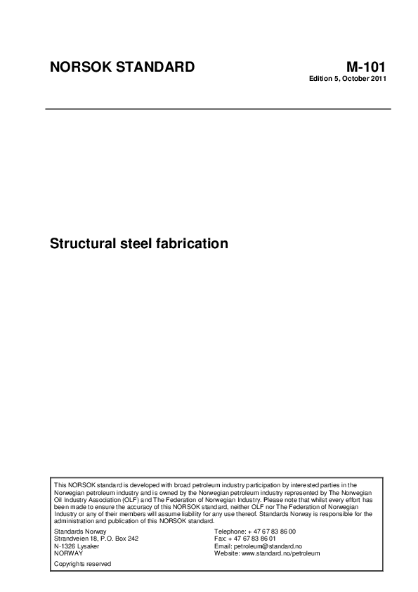 (PDF) Norsok Standard