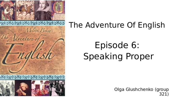 (PPT) Adventure of English episode 6
