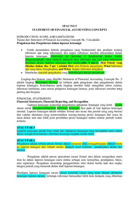 Doc Fasbs Conceptual Framework Alif Shirot Sasmita 47 Off