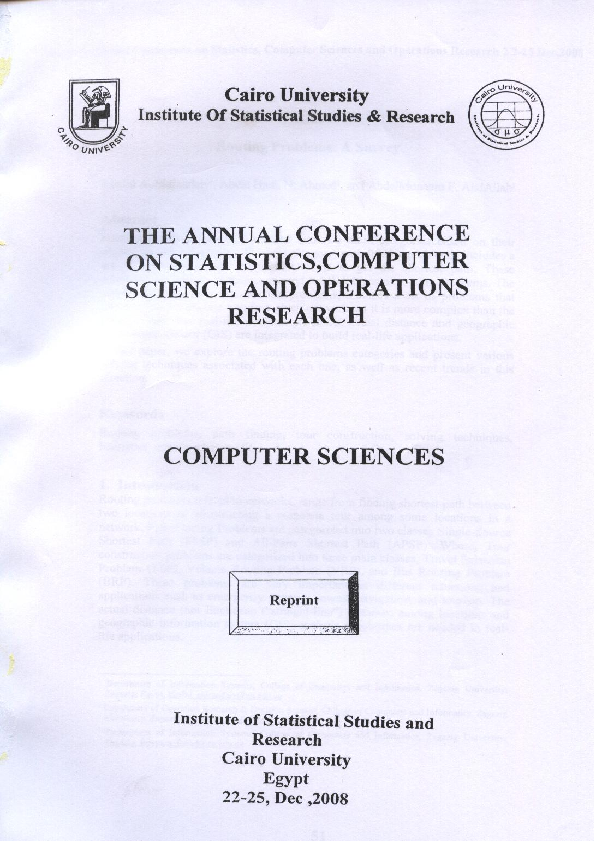 (PDF) Routing Problems: A Survey