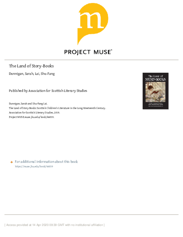 (PDF) ‘Entertaining and Instructing Histories’: Children’s Chapbook ...