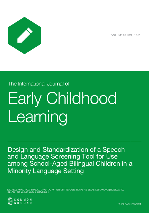(PDF) Design and Standardization of a Speech and Language Screening ...