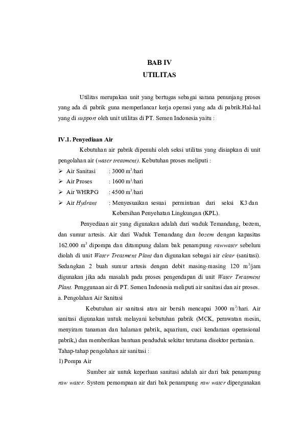 (DOC) BAB IV UTILITAS