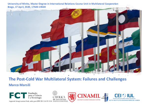 (PDF) The Post-Cold War Multilateral System: Failures and Challenges