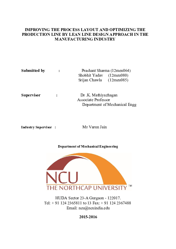 (DOC) Lean Line Design Report