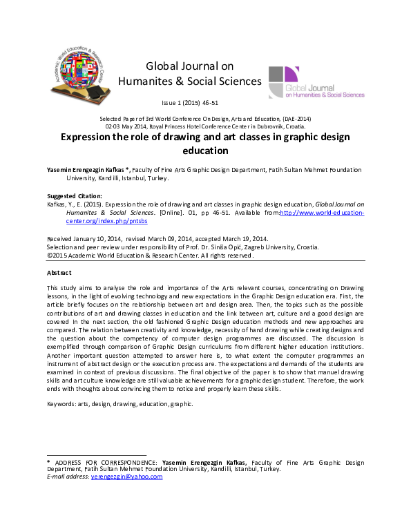 (PDF) Expression the role of drawing and art classes in graphic design ...