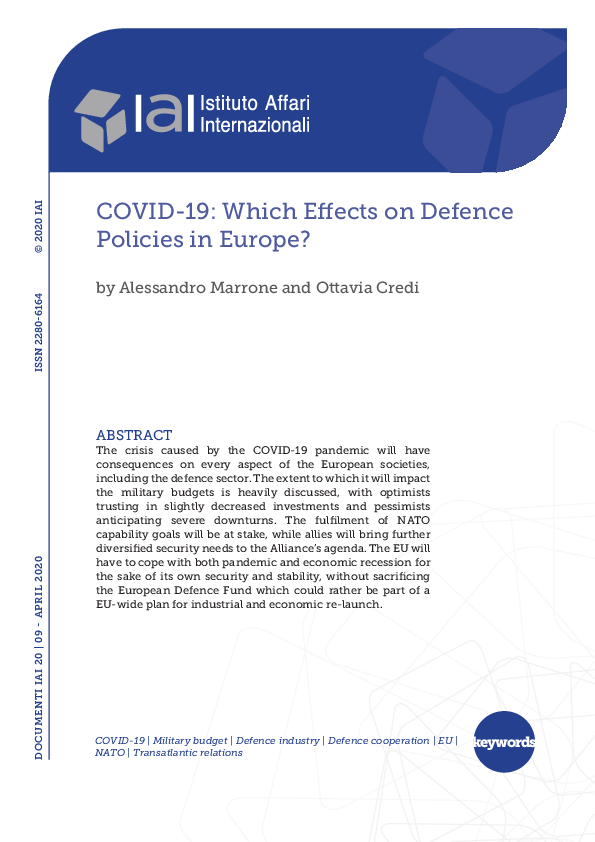 (PDF) COVID-19: Which Effects on Defence Policies in Europe