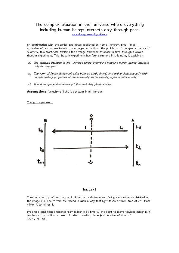 (PDF) Interactions in the Universe: A Time Perspective