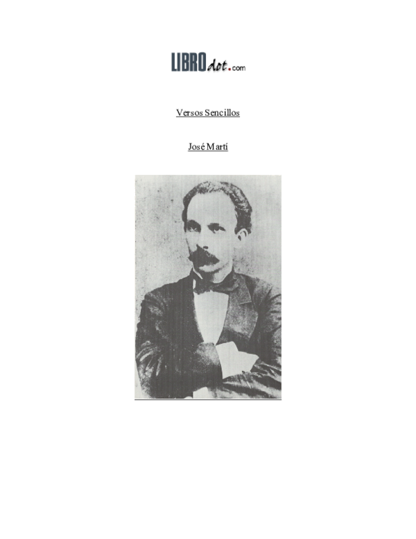 (PDF) Martí, José - Versos sencillos