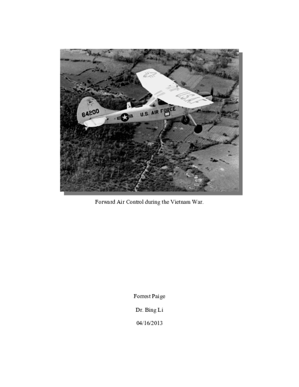 (DOC) Forward Air Control during the Vietnam