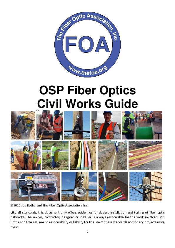 (PDF) OSP Fiber Optics Civil Works Guide