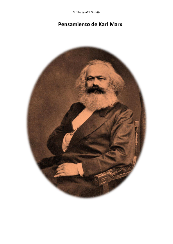(PDF) Pensamiento de Karl Marx