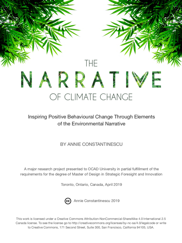 (PDF) The Narrative of Climate Change || Inspiring Positive Behavioural ...