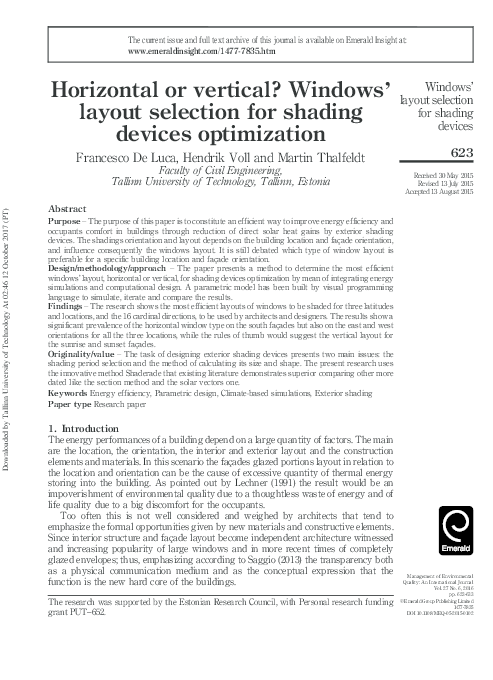 (PDF) Horizontal or Vertical? Windows' Layout Selection for Shading ...
