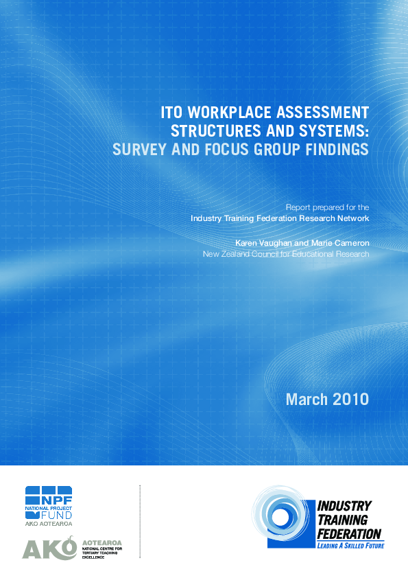 (PDF) Ito Workplace Assessment Structures and Systems: Survey and Focus ...