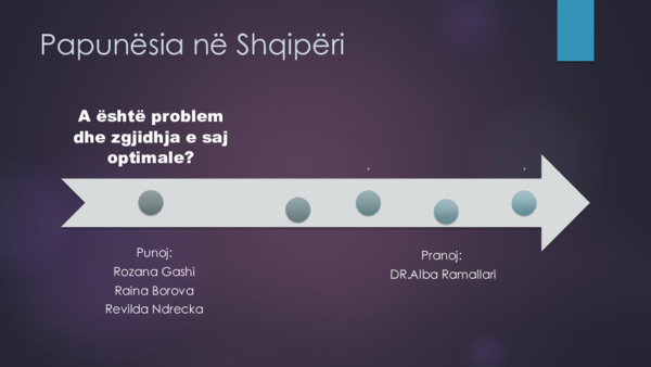 (PDF) Papunësia në Shqipëri
