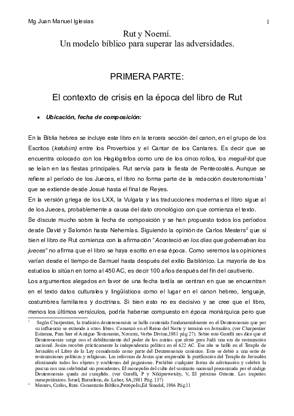 (PDF) Rut y Noemi: Un modelo bíblico para superar las adversidades