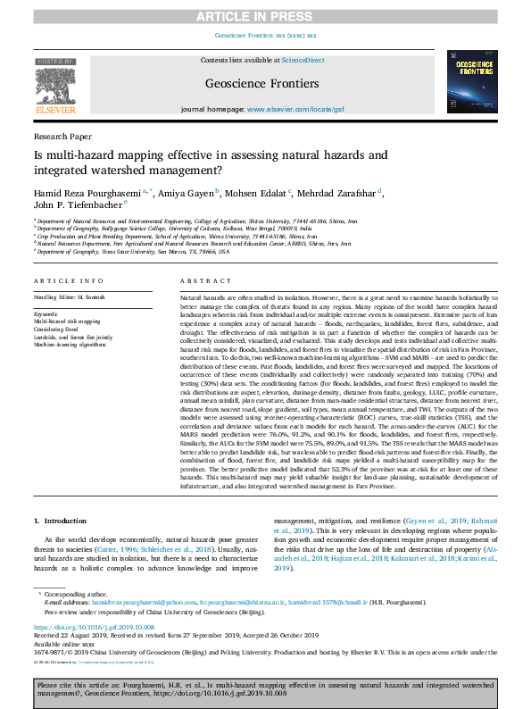 (PDF) Is multi-hazard mapping effective in assessing natural hazards ...