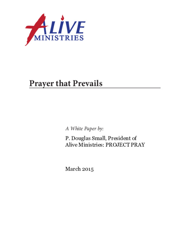 (PDF) Prayer that Prevails