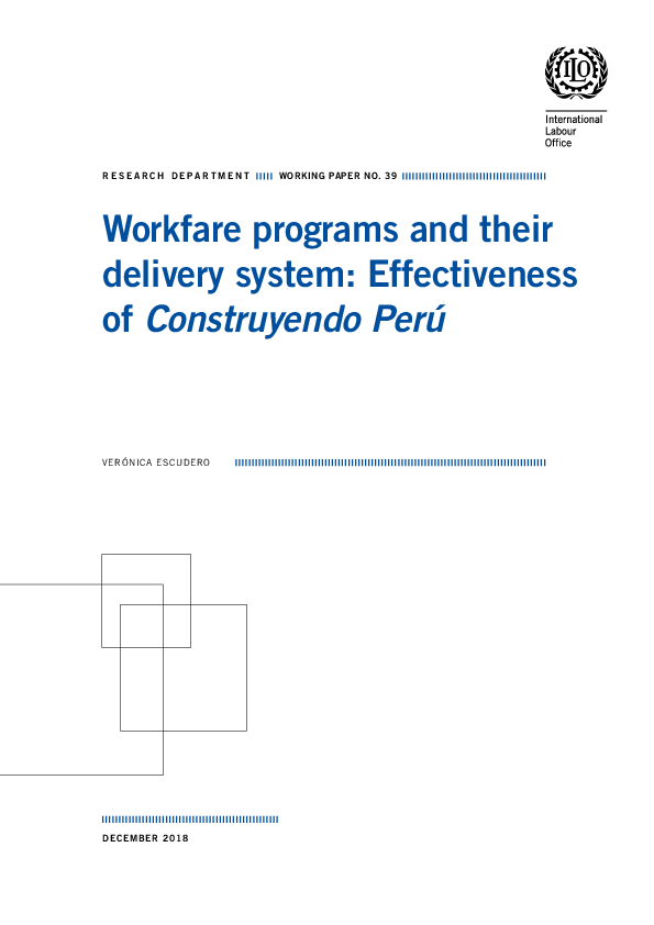 (PDF) Workfare programs and their delivery system: Effectiveness of ...