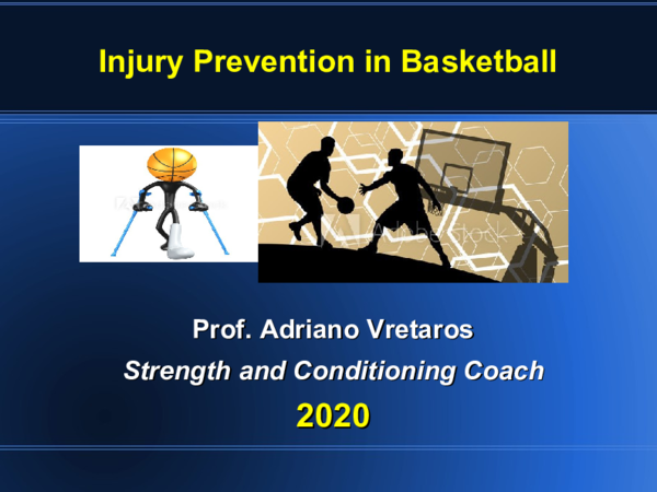 (PDF) Injury Prevention in Basketball